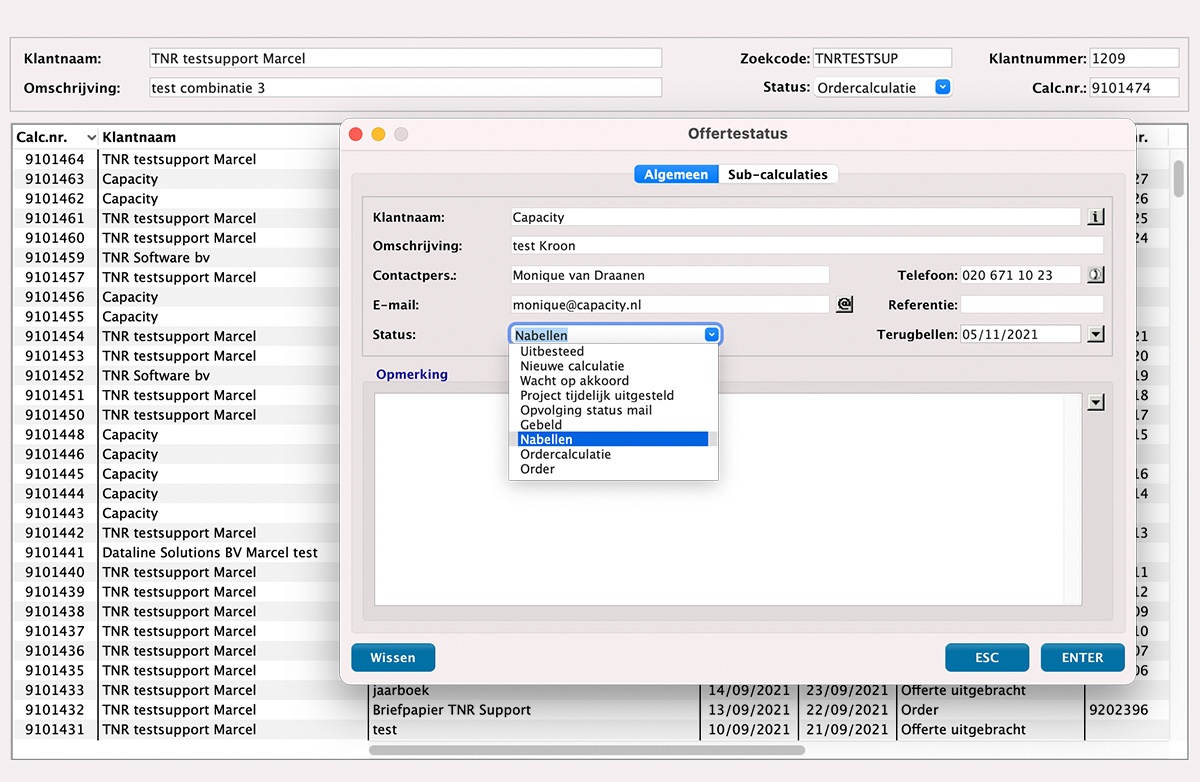 Automatische opvolging offertes