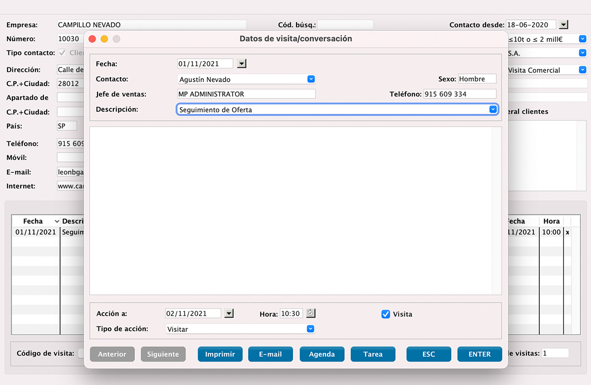 Gestión de la información del contacto | Dataline Solutions