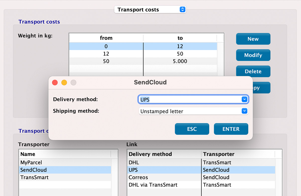 Sendcloud integration