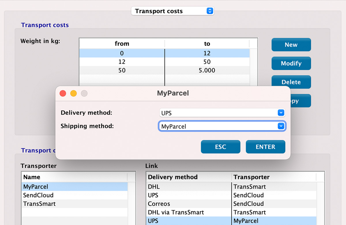 MyParcel integration