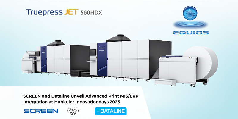 SCREEN and Dataline Unveil Advanced Print MIS/ERP Integration at Hunkeler Innovationdays 2025
